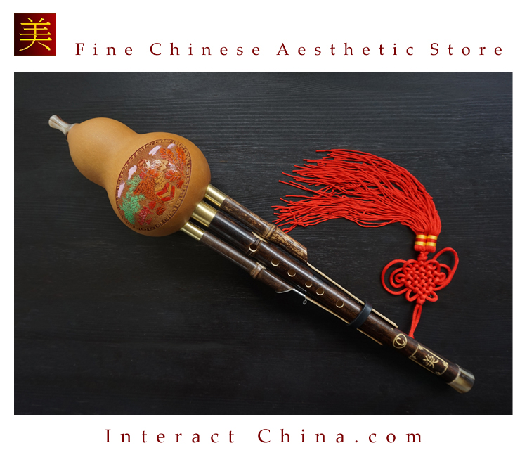 Bamboo 2 Octaves Chinese Hulusi Flute Woodwind #104 + Case + How to ...