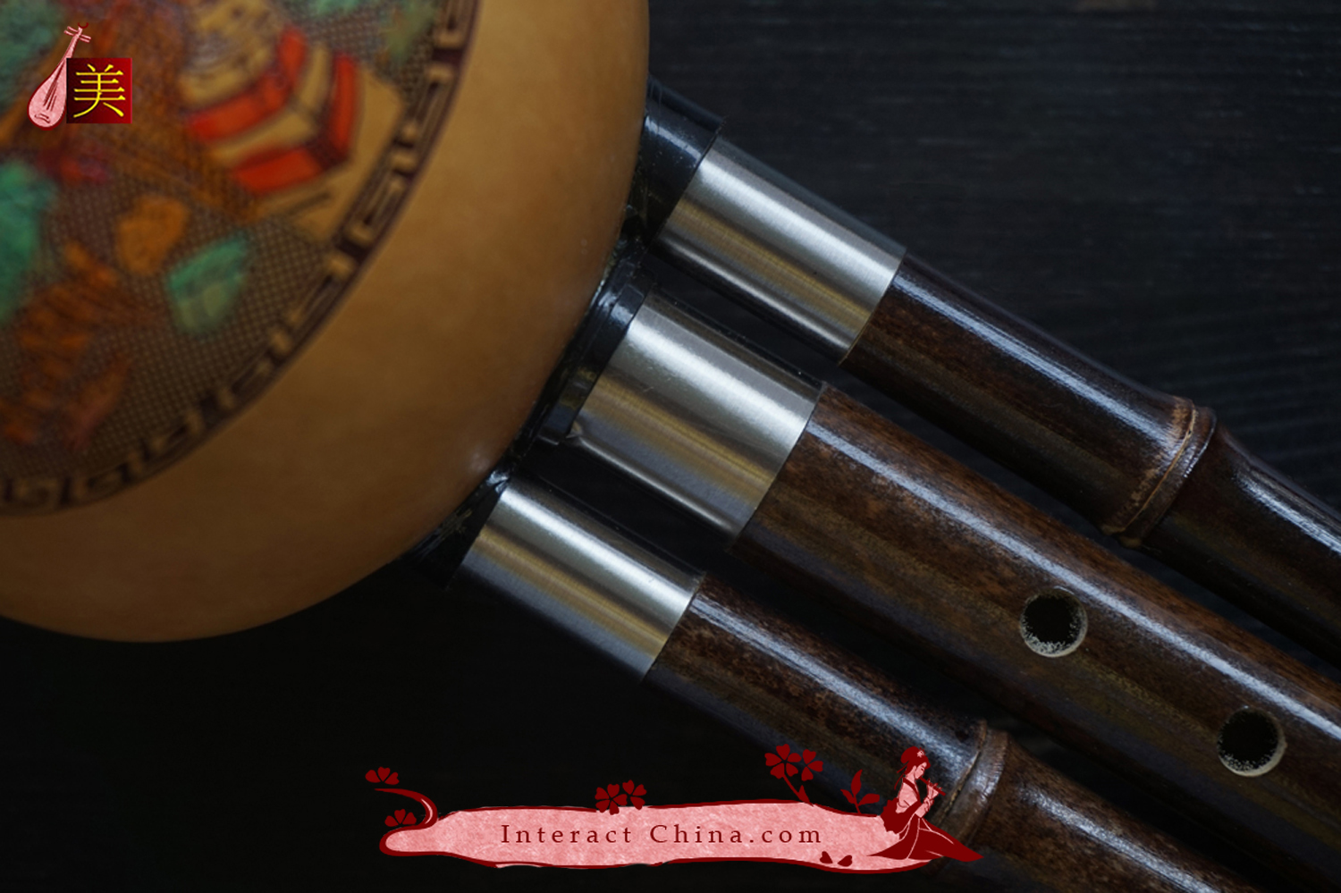 Bamboo 3 Octaves Chinese Hulusi Flute Woodwind #105 + Case + How to ...