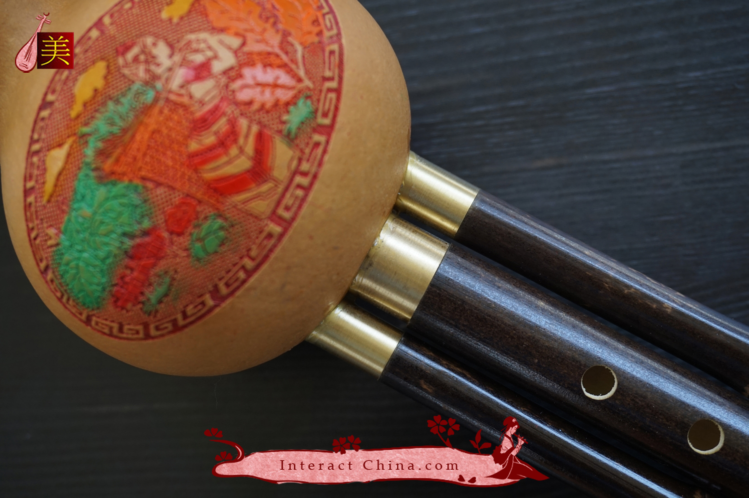 Bamboo 3 Octaves Chinese Hulusi Flute Woodwind #105 + Case + How to ...