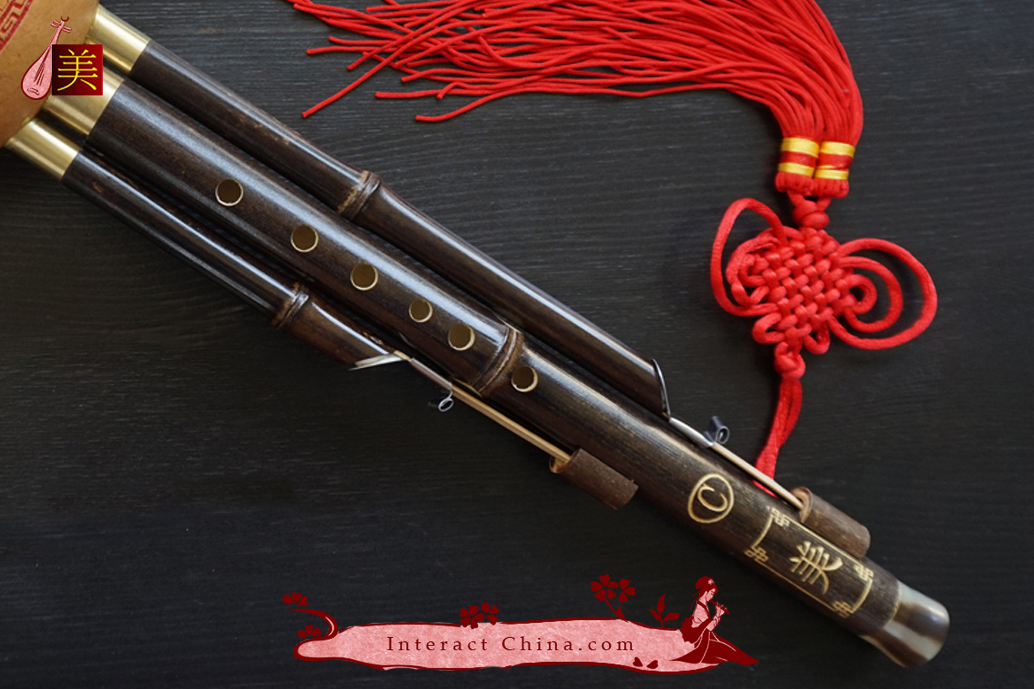 Bamboo 3 Octaves Chinese Hulusi Flute Woodwind #105 + Case + How to ...